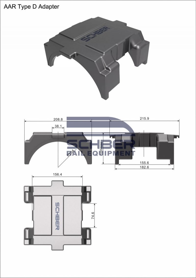 Railway AAR Type D Bearing Adapters - SCHBER Rail Equipment